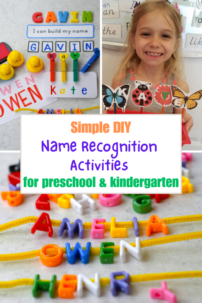 10 Simple, Hands-On Name Learning Activities for Preschool and Kindergarten