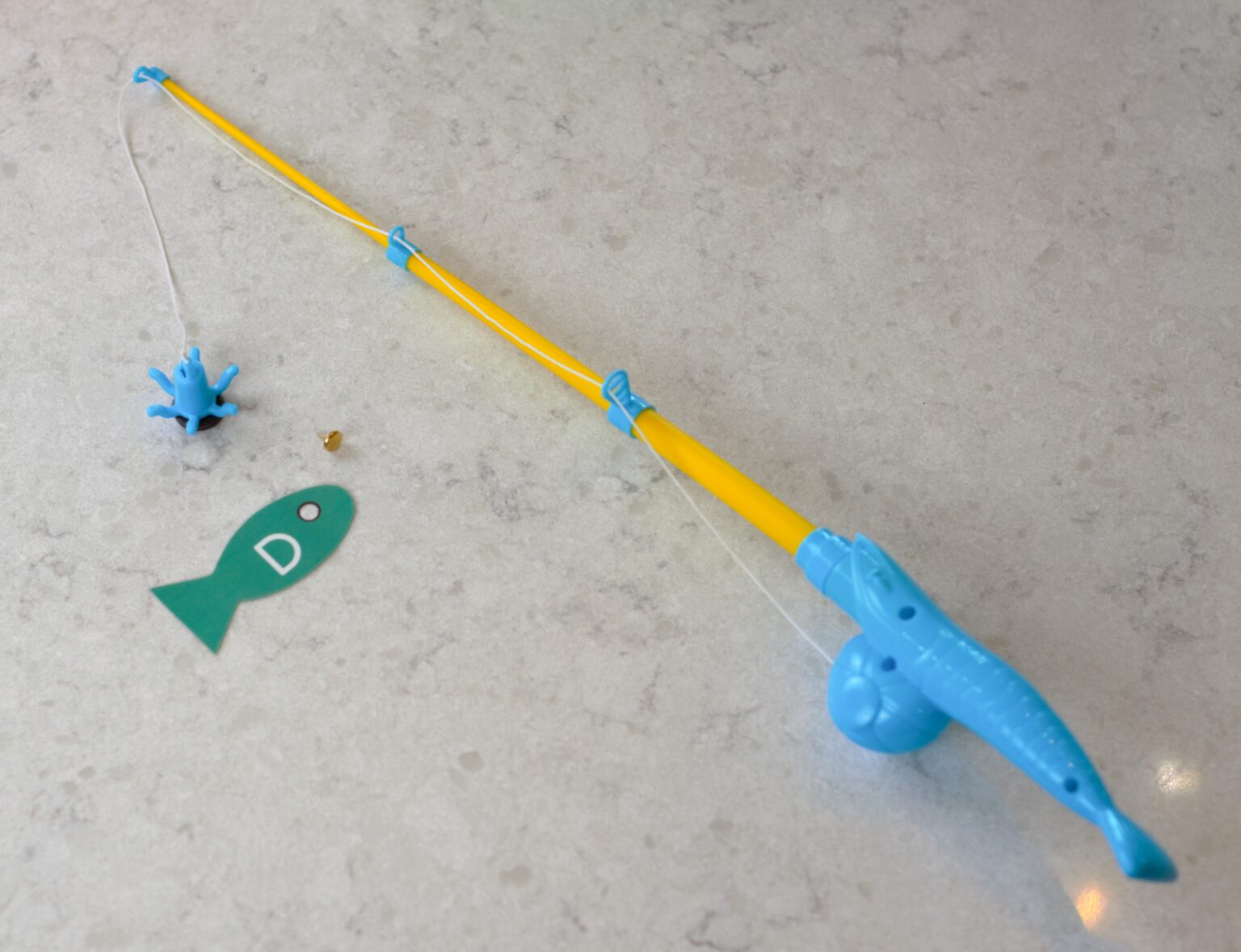 DIY Alphabet Fishing Game for Early Learners with FREE PRINTABLE