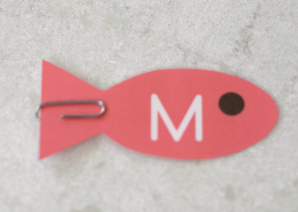 DIY Alphabet Fishing Game for Early Learners with FREE PRINTABLE